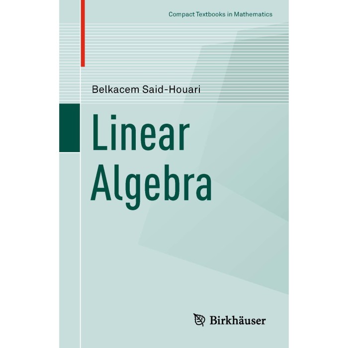 Jual BUKU: Linear Algebra_ Belkacem Said-Houari (auth.) | Shopee Indonesia