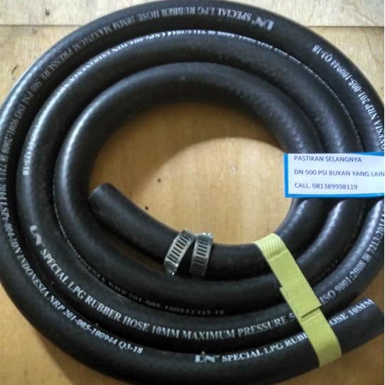 Jual Selang Gas LPG 500 PSI Berlapis Tiga Tebal dan stadar ISO 9001 ...