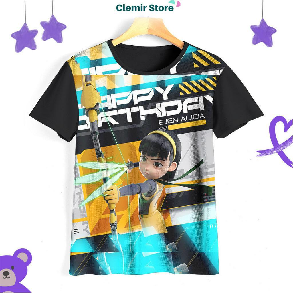 Jual Kaos 3D Anak | Baju Printing Kaos 3D - Baju Anak Ejen Alicia V10 ...