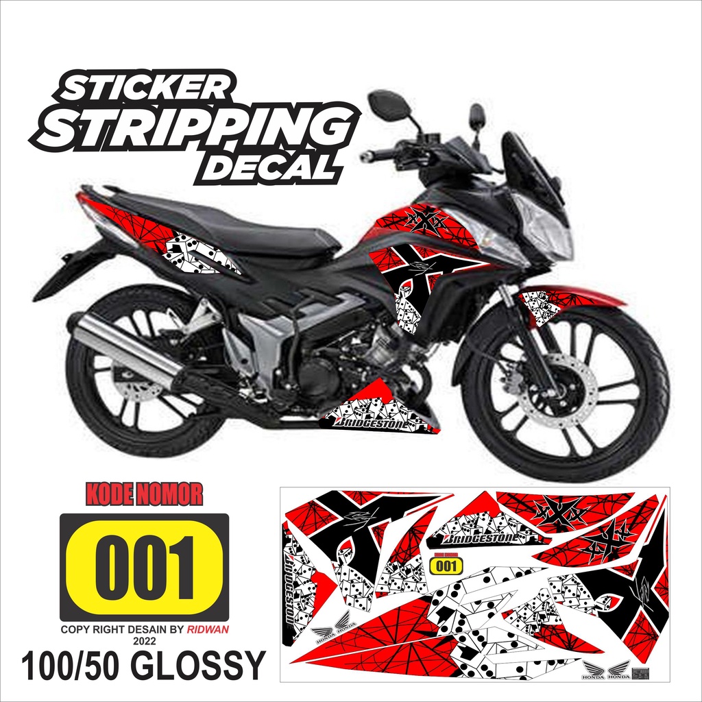 Jual Sticker decal striping honda cs one 1 satu sporty variasi cs one ...