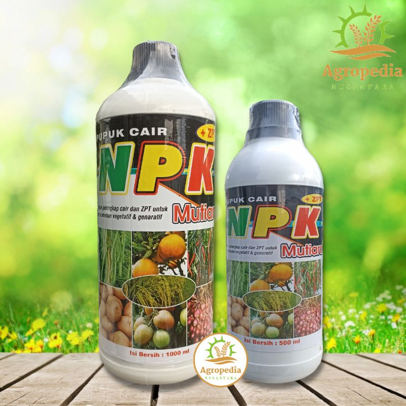 Jual Pupuk Cair Lengkap NPK Mutiara + ZPT Untuk Menyuburkan Tanaman dan Bunga | Shopee Indonesia