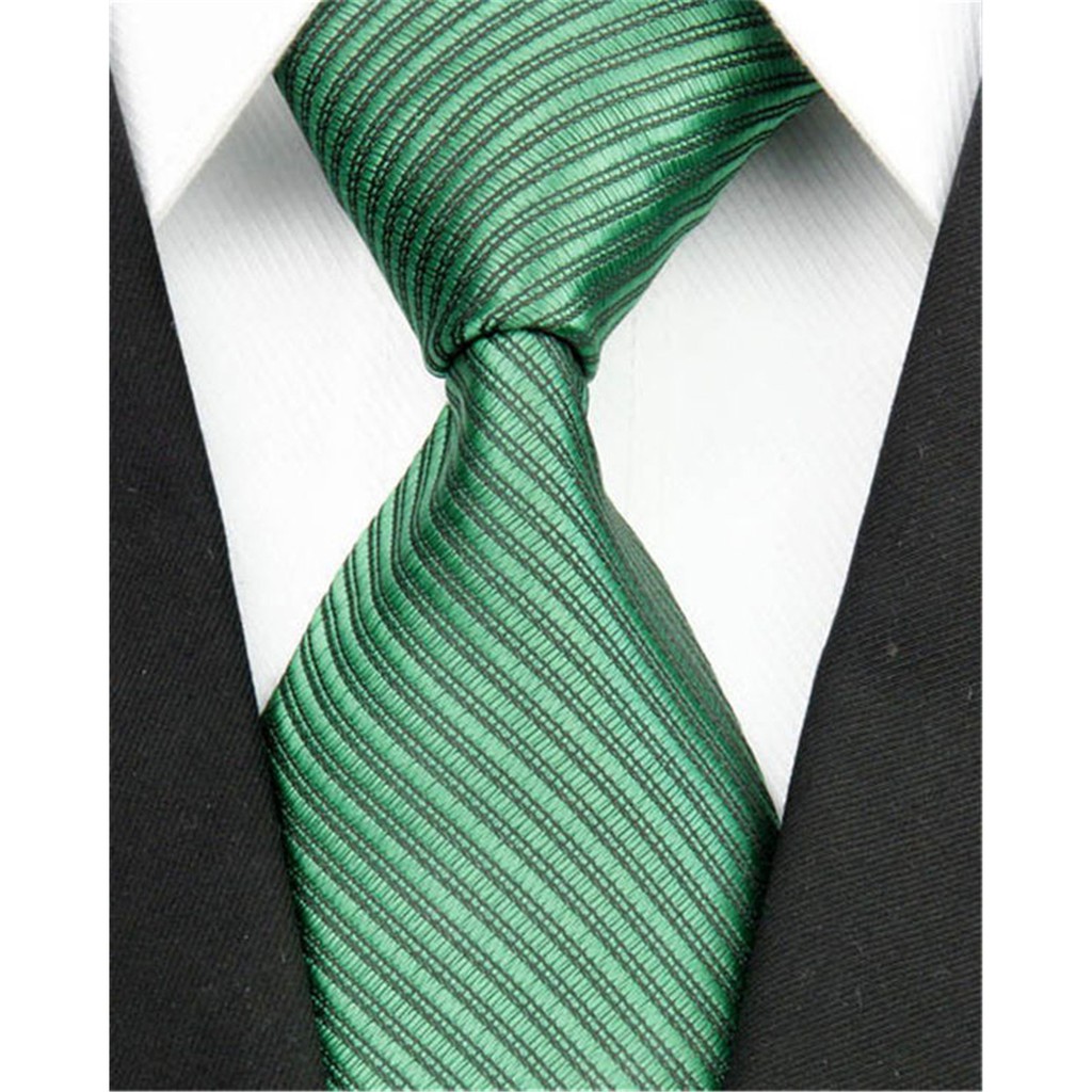 Jual KIAMA - FREE BOX Dasi Panjang Pria Motif Salur Hijau Ukuran ...