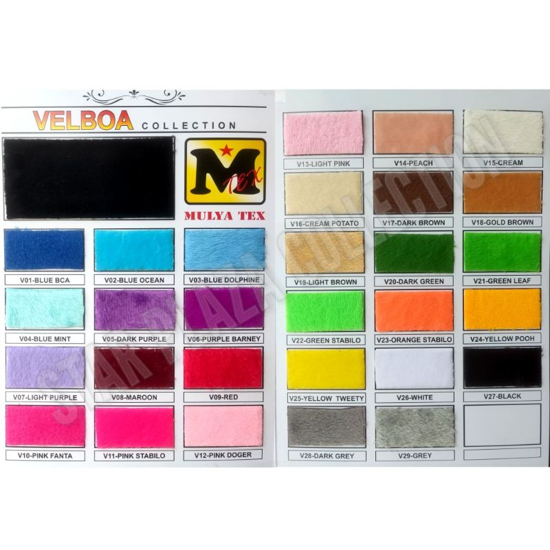 Jual Kain Velboa Meteran Murah / Bahan Boneka Halus Lembut Grade A (Sofa, Sarung Bantal, Tas ...