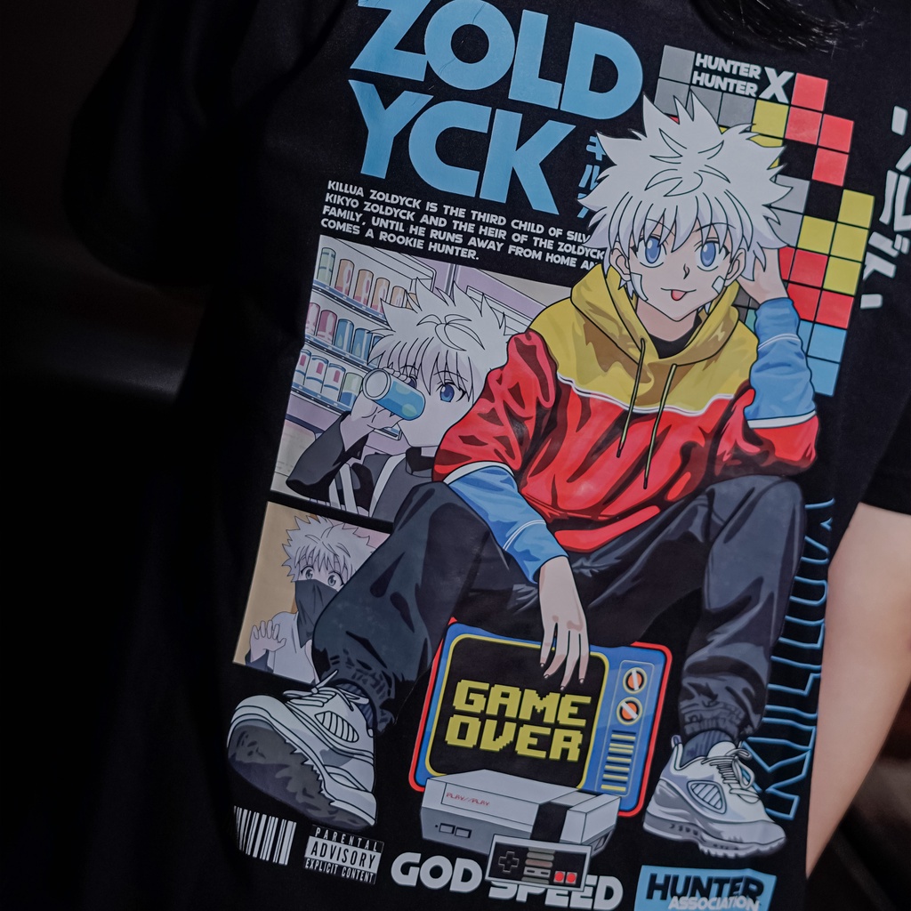 Jual KAOS KILLUA ANIME HUNTER X HUNTER | HARAKIRI CLOTHING | Shopee ...
