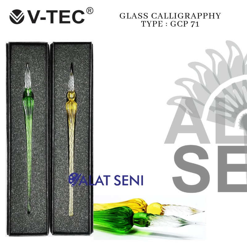 Jual V-Tec Glass Calligraphy Type GCP 71 - Glass pen calligraphy Dip ...