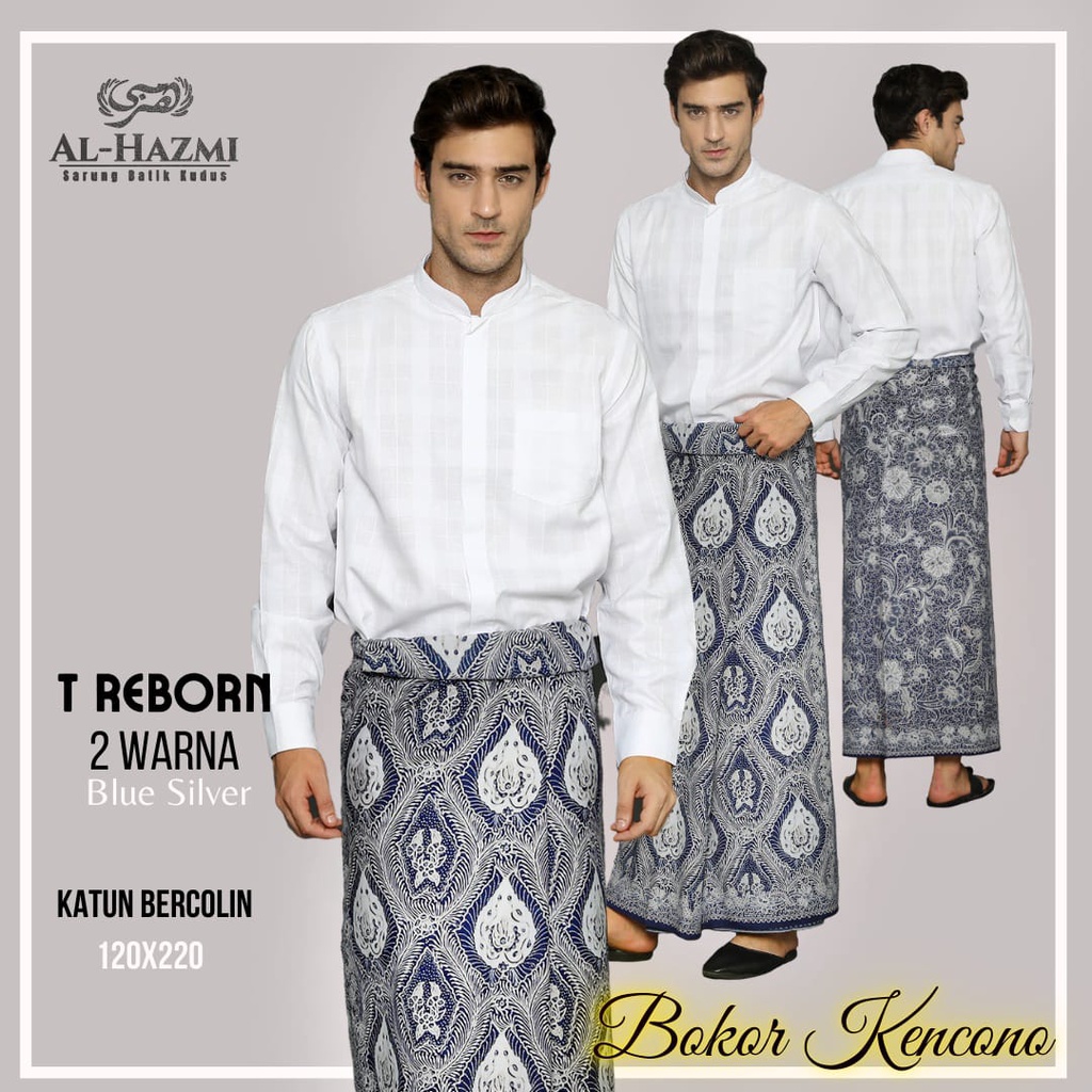 Jual Sarung Batik Kudus Al Hazmi Seri T Reborn Dua Warna Motif Bokor ...