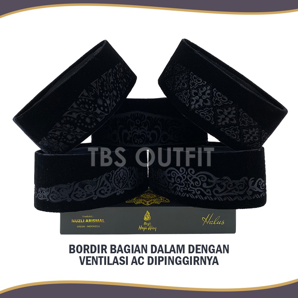 Jual Songkok Premium HAJI ALAY LASER AC Tinggi 9 Peci Sholat Pria ...