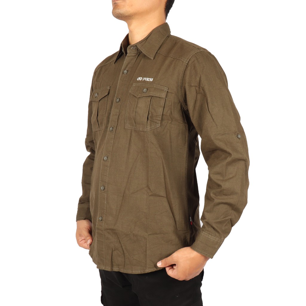 Jual RIGI Kemeja Outdoor / Kemeja Lapangan / Kemeja Military / Kemeja ...