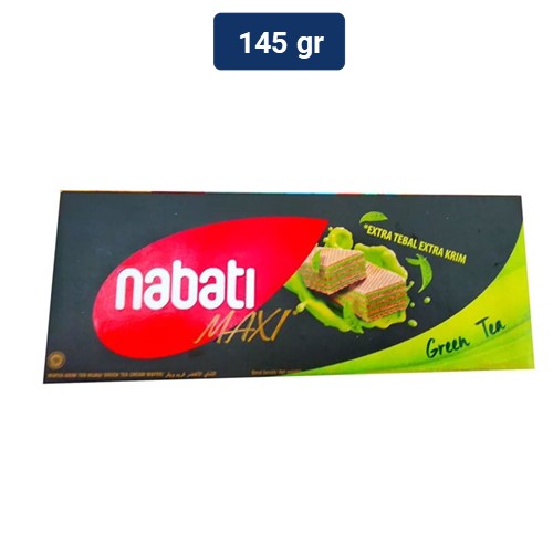 Jual Nabati Maxi Wafer Green Tea 145 gr | Shopee Indonesia