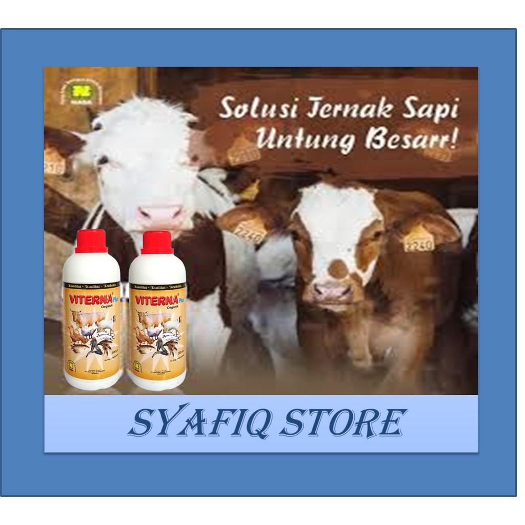 Jual Viterna Nasa Vitamin SapiIsi 500 cc Nutrisi Pakan Sapi / Penggemuk ...