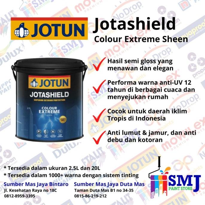 Jual CAT TEMBOK LUAR JOTUN JOTASHIELD COLOUR EXTREME CHI KEMASAN 20 ...