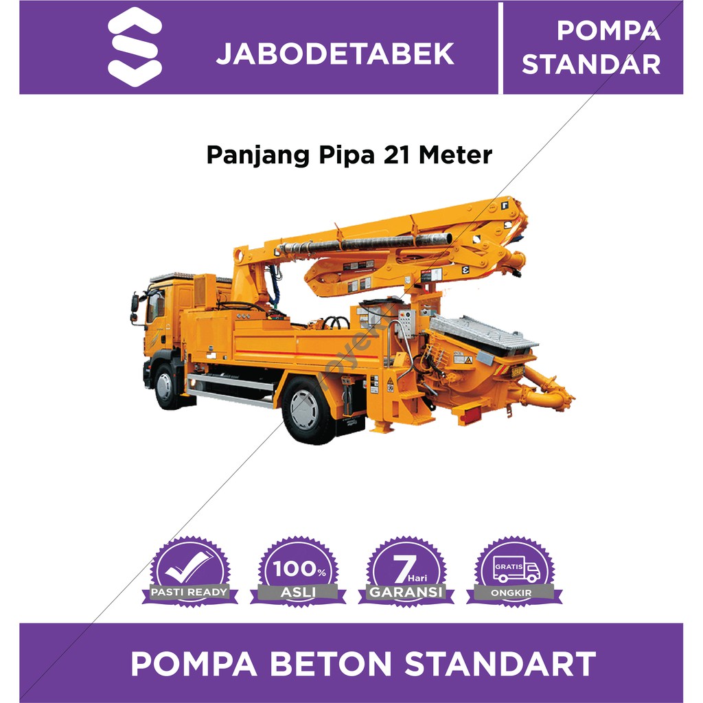Jual Pompa Beton Standart Vol 01-25 M3 | Shopee Indonesia