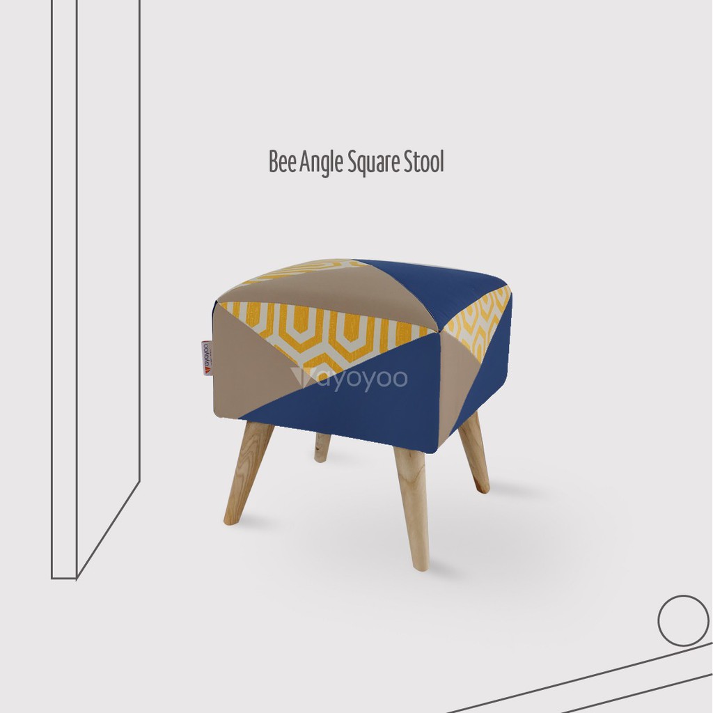 Jual Ayoyoo Bee Angle Square Stool Kursi | Shopee Indonesia