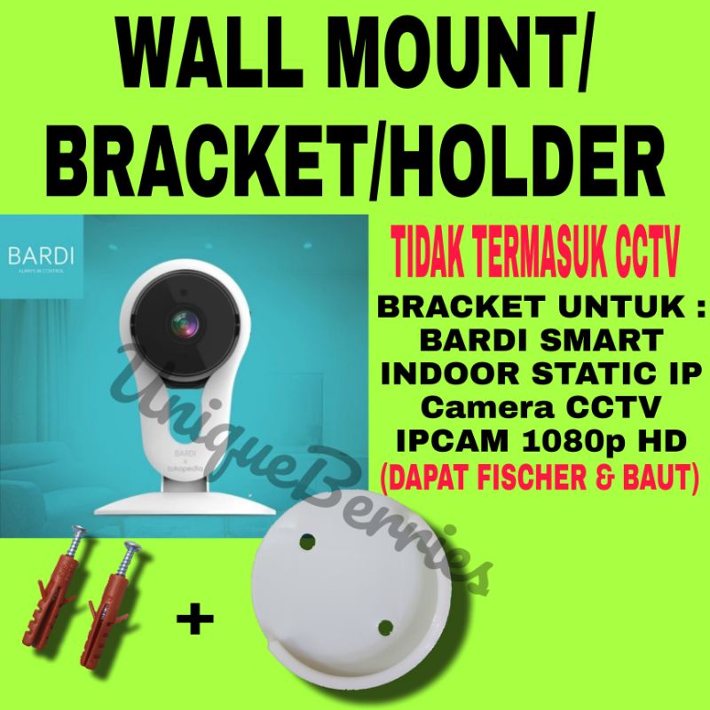 Jual BARDI SMART INDOOR STATIC IP Camera CCTV Wall Mount Bracket Holder ...