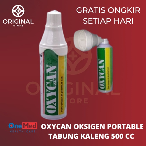 Jual OXYCAN Oksigen Portable Tabung Kaleng Kecil 500cc | Shopee Indonesia