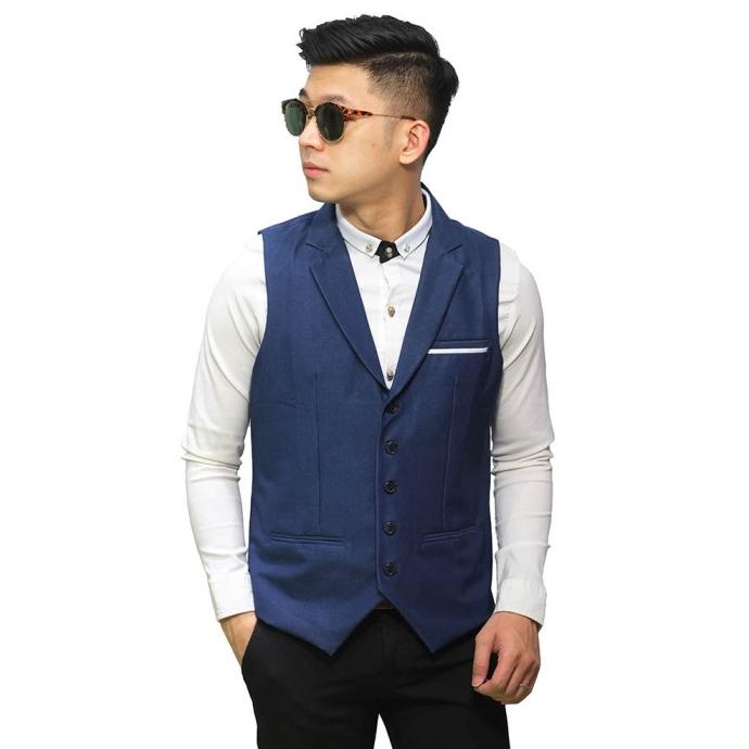 Jual VEST FORMAL-WAISTCOAT ROMPI DALAMAN JAS PRIA/GROOMSMEN WEDDING ...