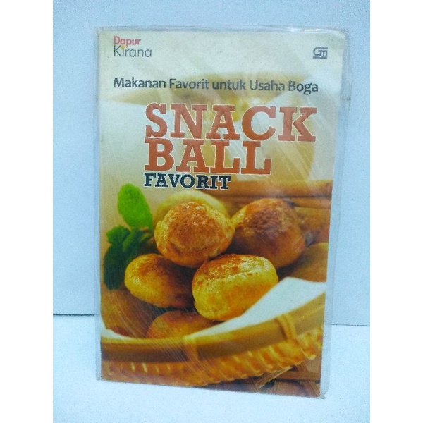 Jual BUKU RESEP MAKANAN FAVORIT UNTUK USAHA BOGA SNACK BALL FAVORIT ...