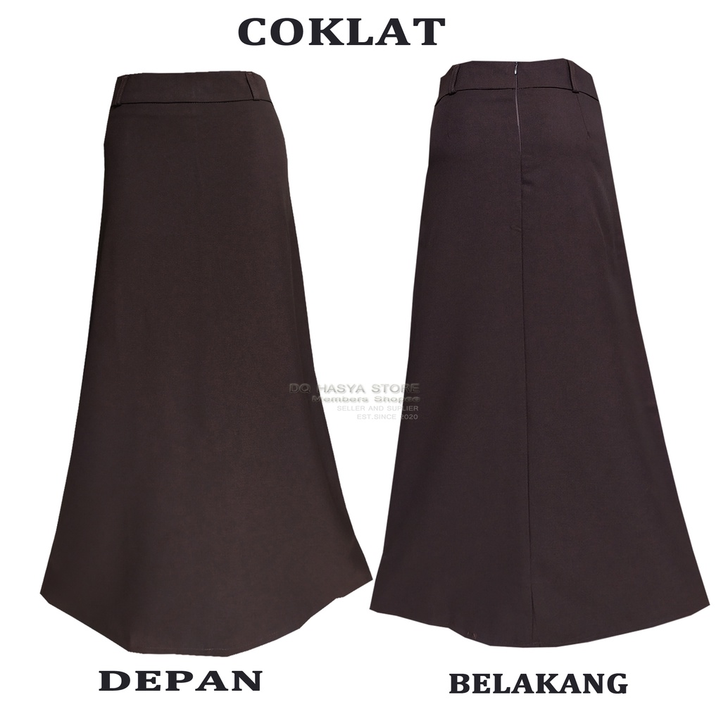 Jual Rok Kerja Panjang Hitam A Bahan Formal Kantor Rok panjang Bentuk A ...