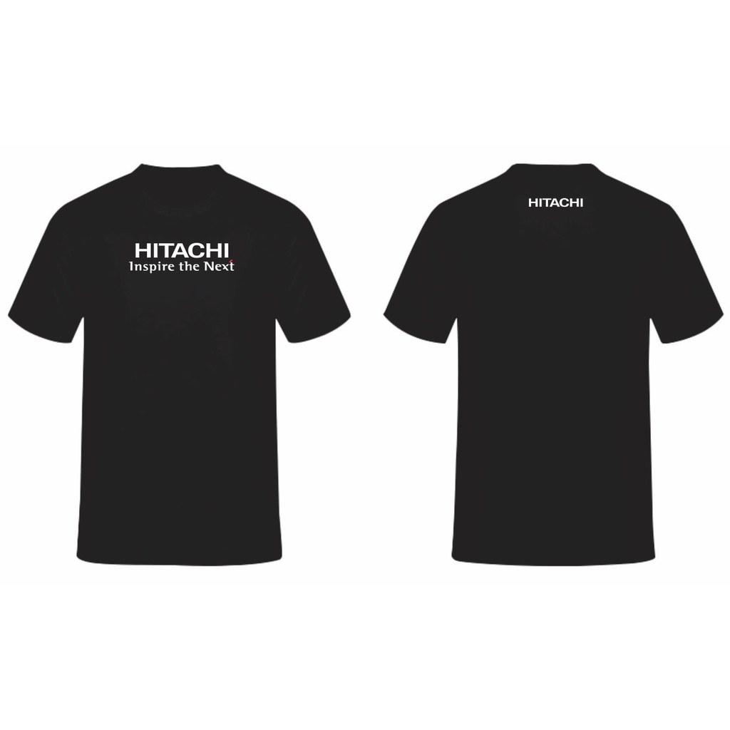 Jual T-SHIRT KAOS HITACHI INSPIRE THE NEXT | Shopee Indonesia