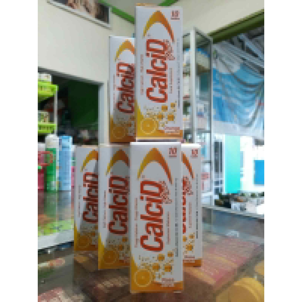 Jual CALCID PLUS EFF TAB (Multivitamin/Vitamin C 100mg) | Shopee Indonesia