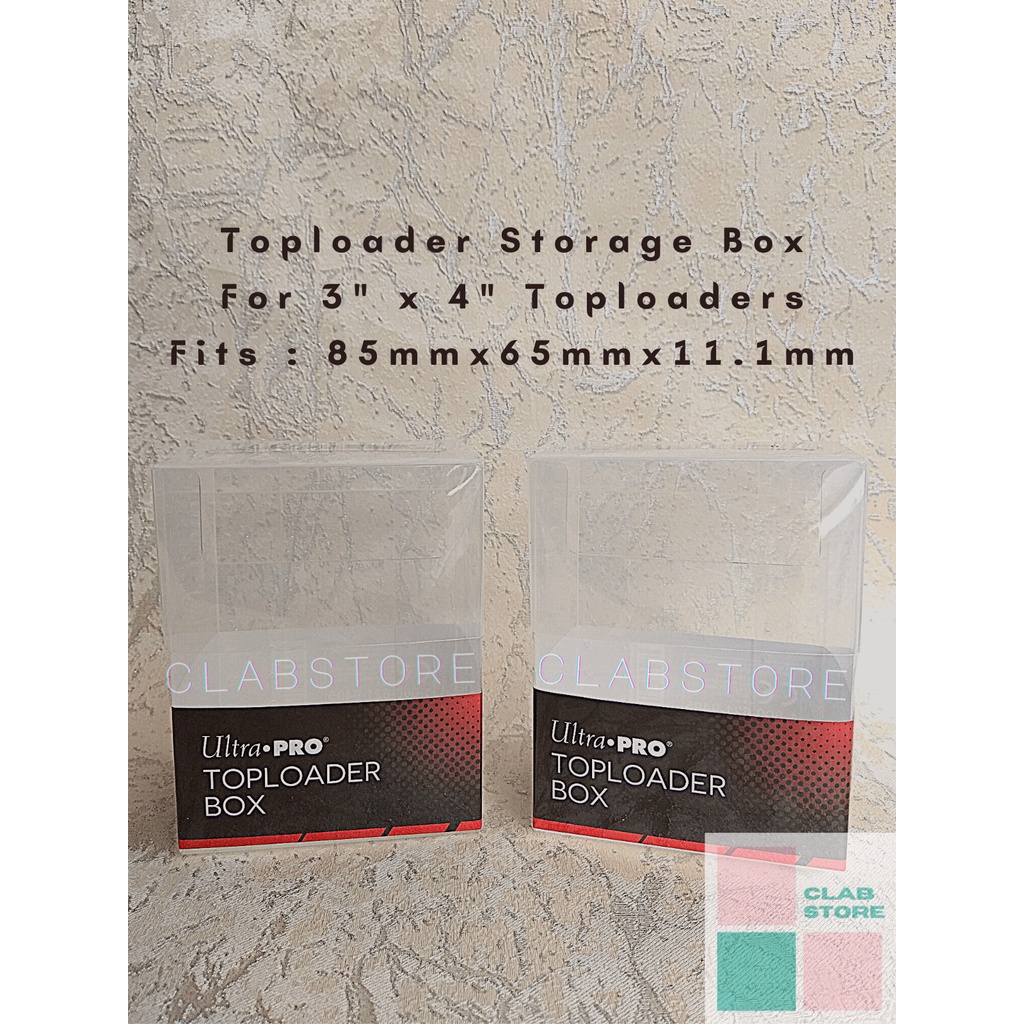 Jual Ultra Pro Toploader Box Clear Storage ONE TOUCH Magnetic Box ...