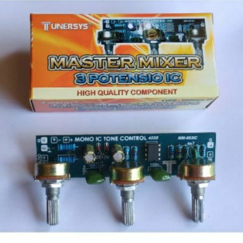 Jual Master Mixer 3 pot Ic 4558 tunersys | Shopee Indonesia