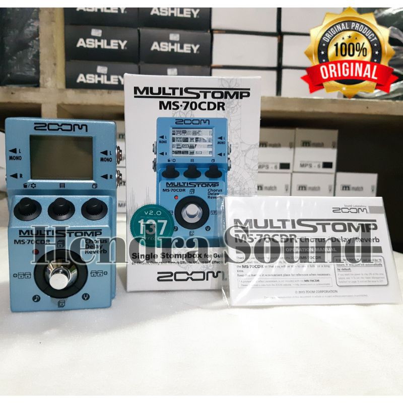 Jual Zoom MS 70 CDR Multi Stomp Effect Pedal | Shopee Indonesia