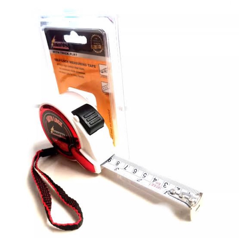 Jual Meteran 5 meter Karet Auto Lock Self Lock Roll Meter | Shopee ...