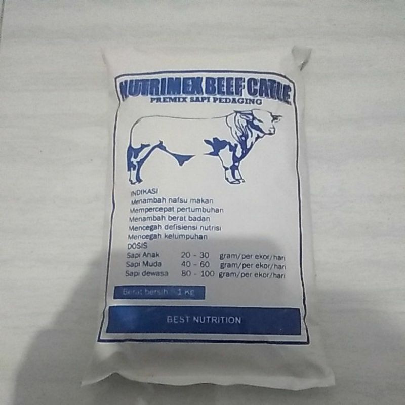 Jual Nutrimex Beef Catle 1kg - Premix sapi pedaging | Shopee Indonesia