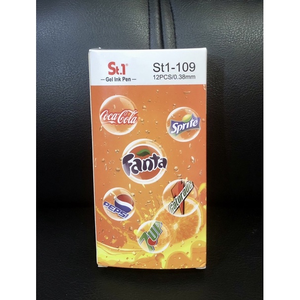 Jual Pen gel / gelpen karakter minuman soda fanta coca-cola sprite ...