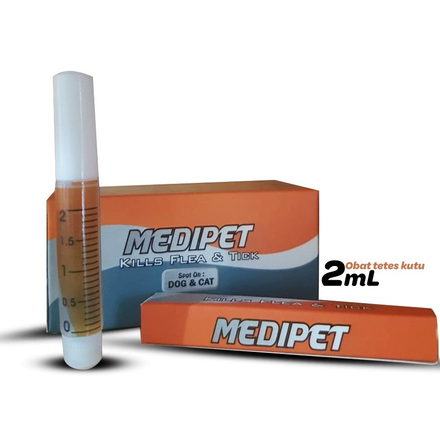 Jual MediPet 2ml Obat Tetes Kutu Kucing Kitten Anjing Puppy | Shopee ...