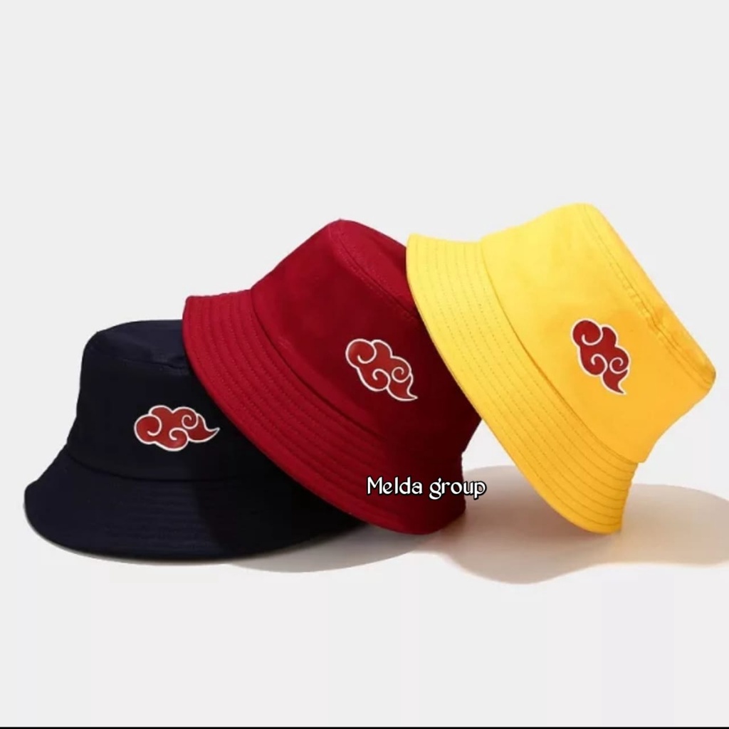 Jual Topi Bucket Hat Anime Akatsuki Bucket Anime Naruto Kekinian ...