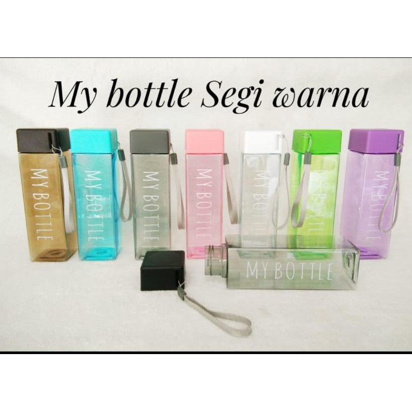 Jual (ORIGINAL) My Bottle warna Segi atau Petak / Botol Minum kotak ...