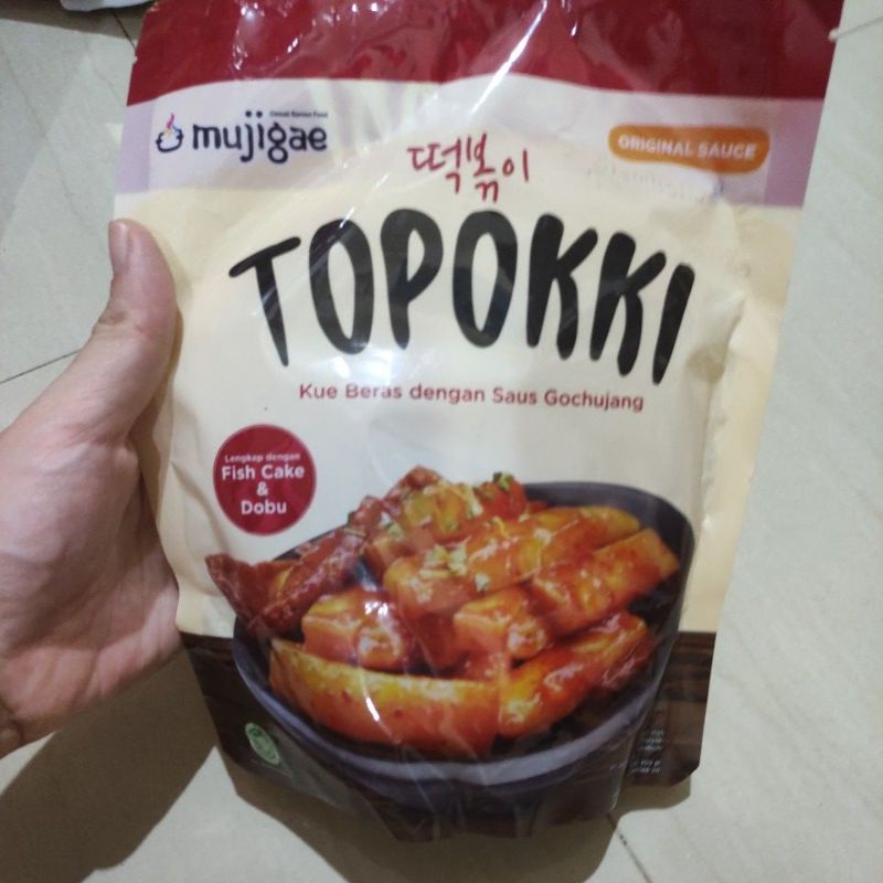 Jual Mujigae Topokki 300 gr / Teokbokki Instan / Tokpoki / Tteokbokki ...