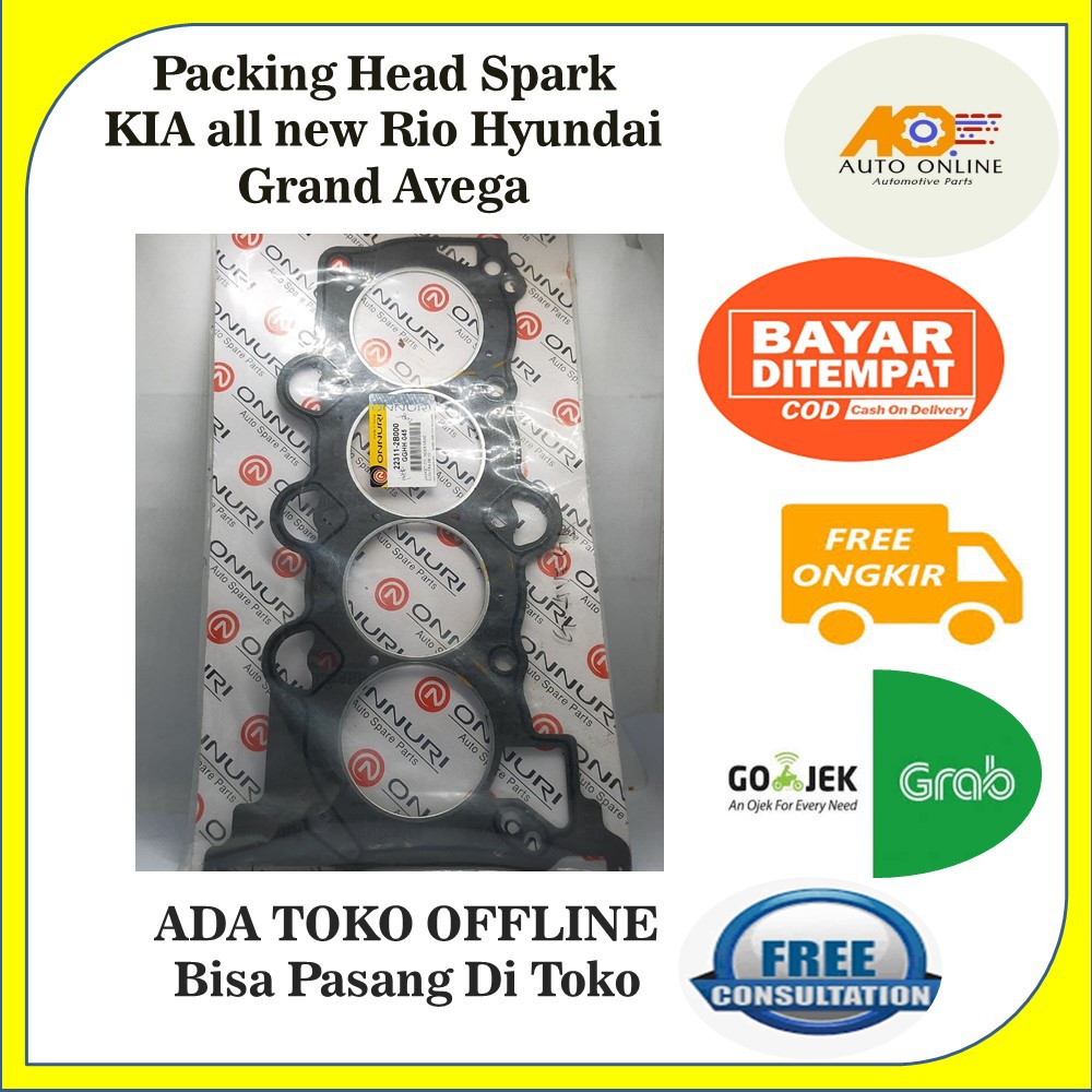 Jual Packing Head Grand Avega All New Rio Gasket Packing Perpak ...