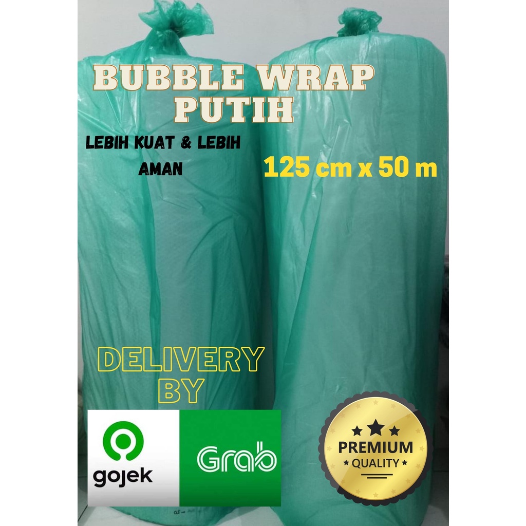 Jual BUBBLE WRAP ROLL (1,25 x 50 M) PUTIH BUBLE WRAP (KHUSUS SURABAYA ...