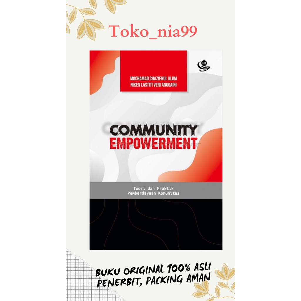 Jual Buku Original Community Empowerment Teori dan Praktik Pemberdayaan ...