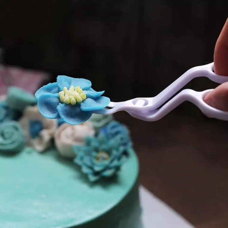 Jual Gunting Mawar Plastik Dekorasi Kue Cake Topper Flower Lifter ...