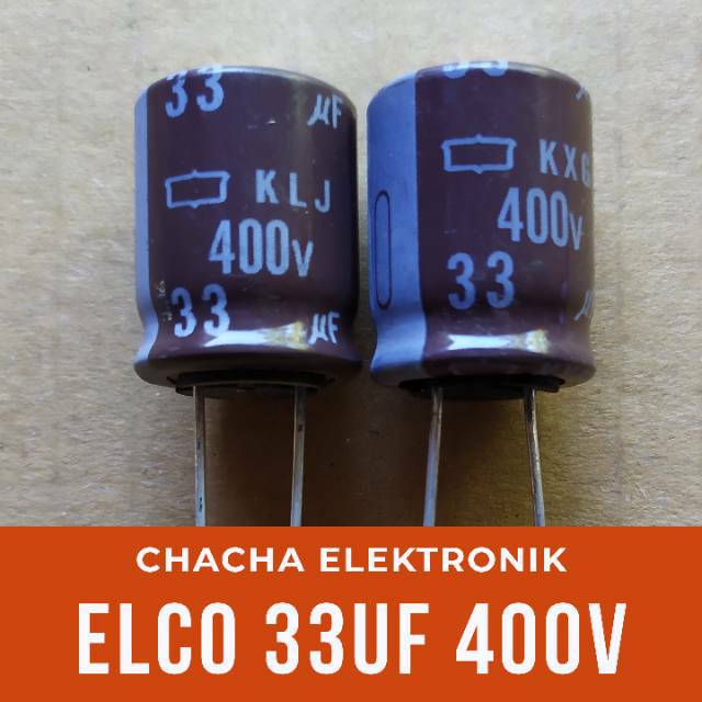 Jual Capasitor Elco 33uf 400v C 33uf/400v | Shopee Indonesia