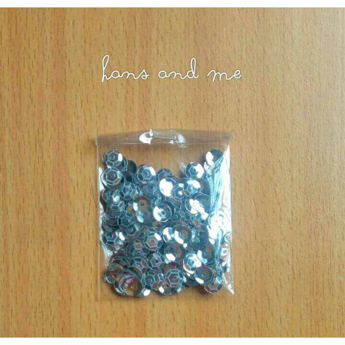 Jual Payet / Manik Piring Silver 6mm - Prakarya Kerajinan Tangan (3 gr ...