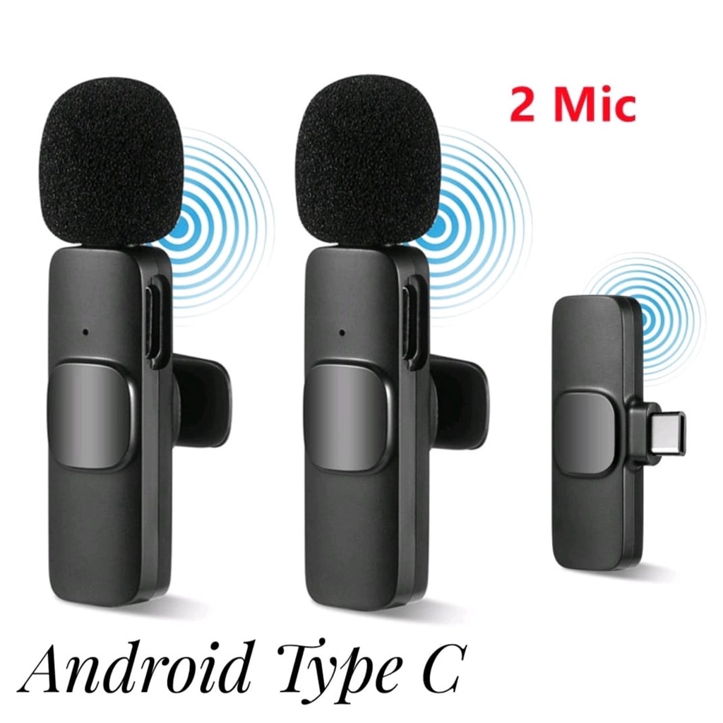 Jual Mic Hp Vlog Youtuber Portable Mic for Iphone and Android Smartphone Condenser Murah ...