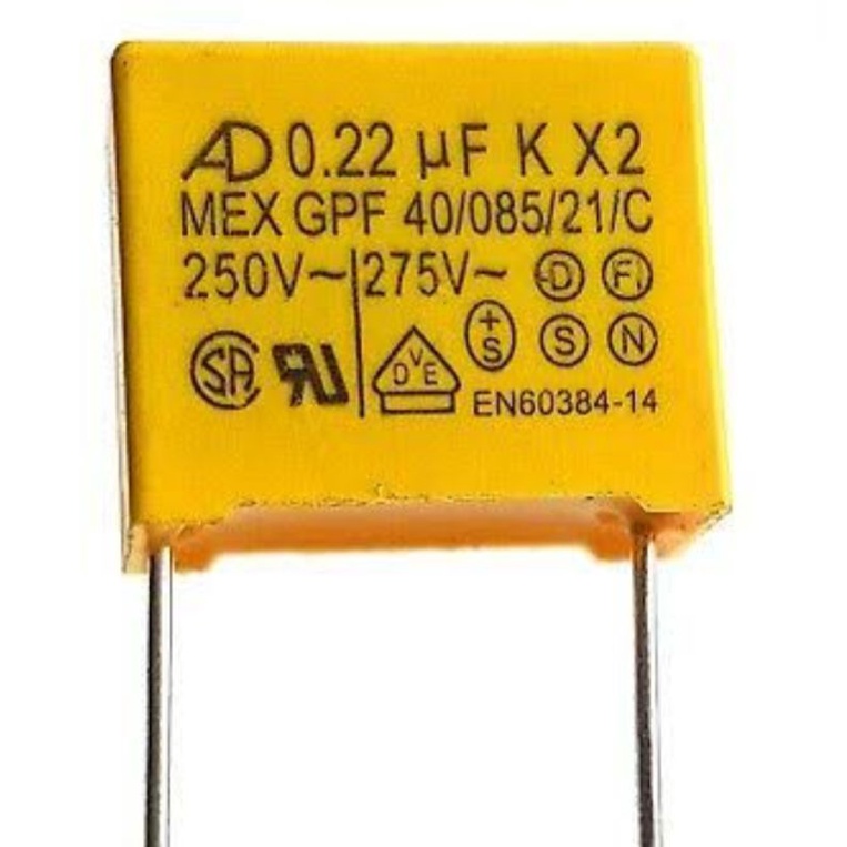 Jual capasitor MKM 220n/275volt kapasitor 022uf/275volt harga per 4pcs ...