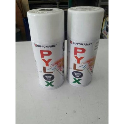 Jual Cat pylox. cat spray 300 cc warna hitam putih | Shopee Indonesia