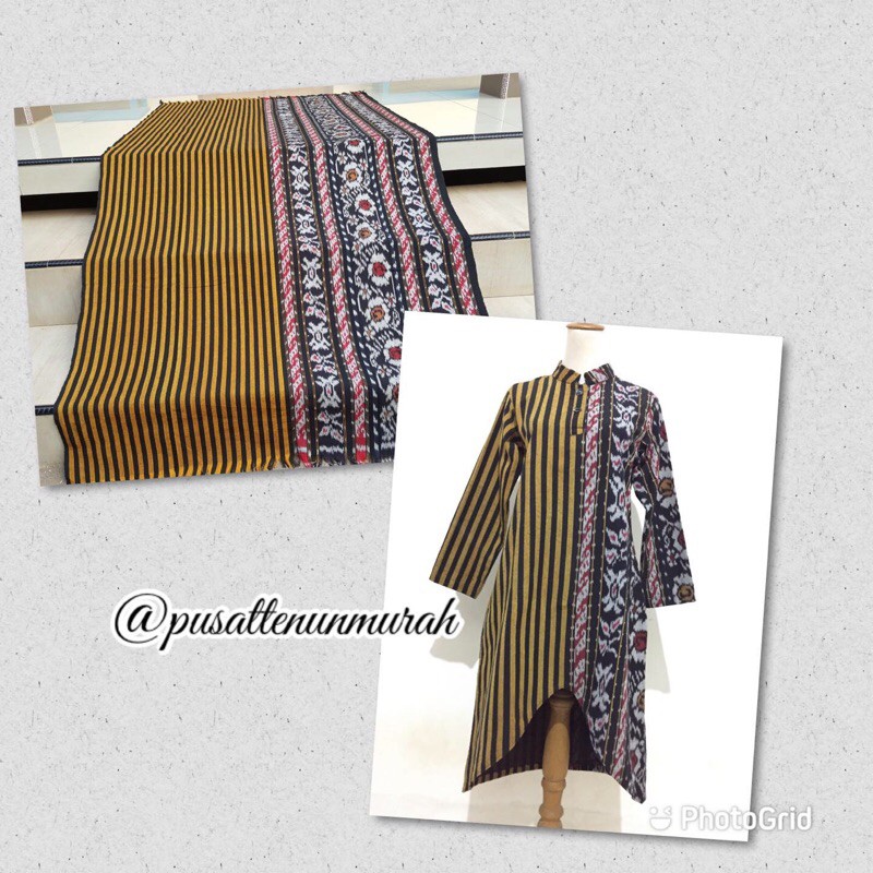 Jual baju tenun tunik tenun lurik | Shopee Indonesia