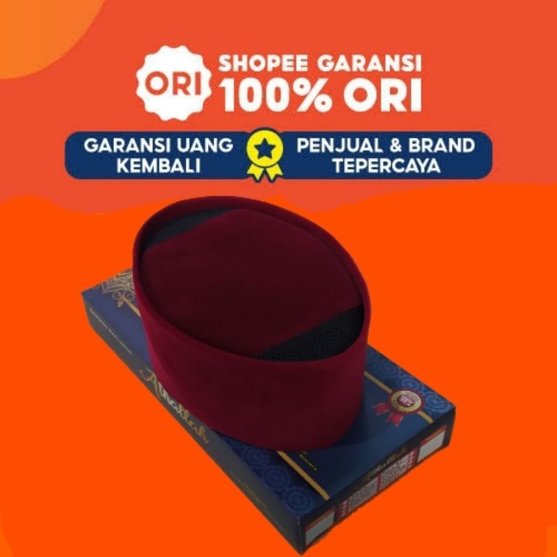 Jual Peci Merah marun Peci betawi Peci Full ac tinggi 9 | Shopee Indonesia