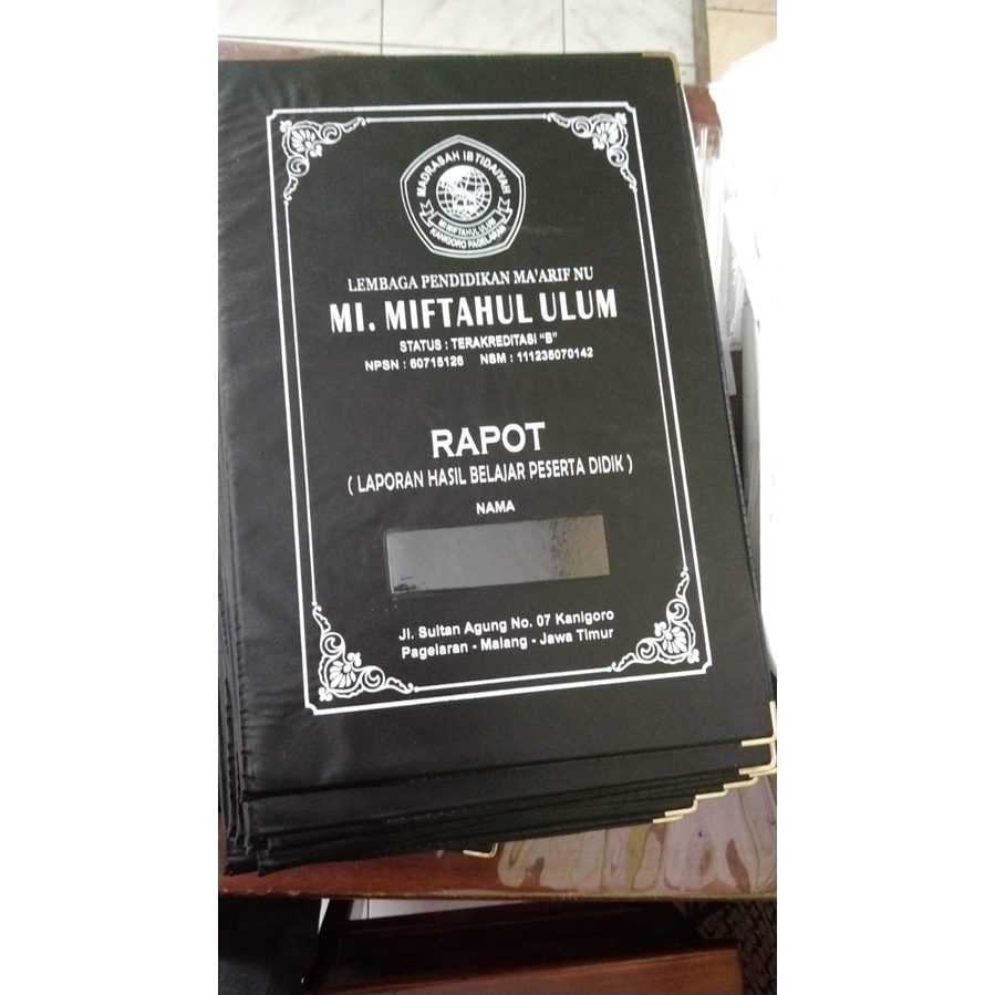 Jual Map Raport - Map Rapot - Map Ijazah - Map Hotprint - Map K13 ...