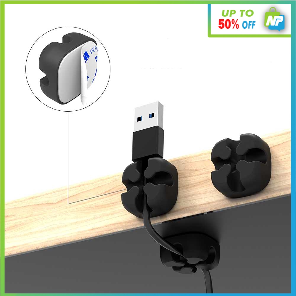 Jual Alat Penjepit Penata Kabel Agar Rapi Tempel Dinding Meja Kayu ...