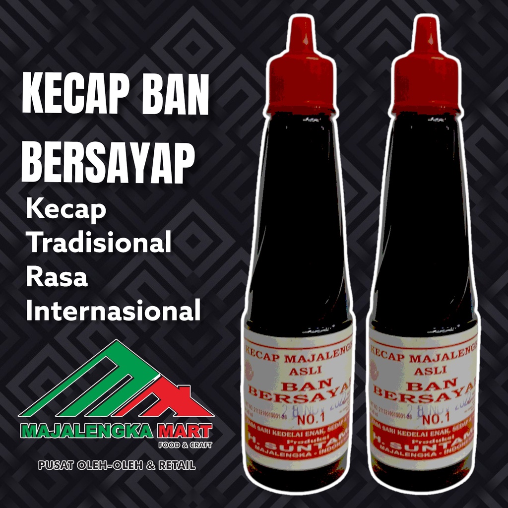 Jual Kecap Manis Sedang BAN BERSAYAP 140ml Kecap Tradisional Majalengka ...