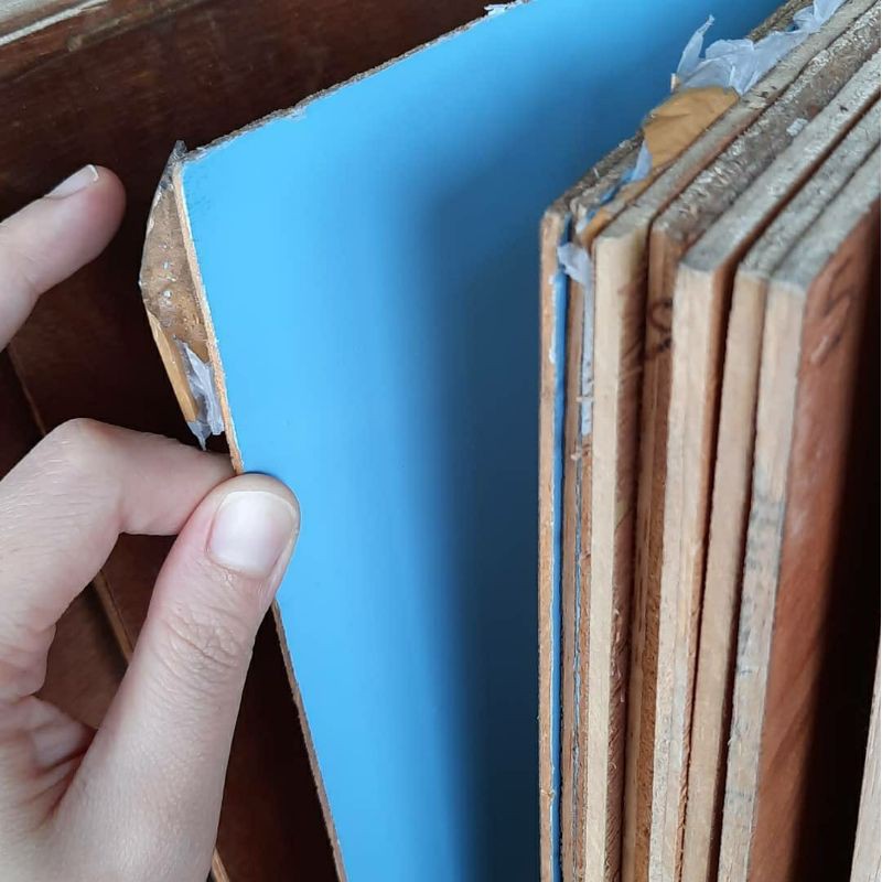 Jual triplek melamine biru muda glossy tebal 3mm 122x244 | Shopee Indonesia