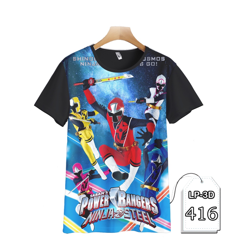 Jual Kaos Power Rangers Ninja Steel Baju Anak Superhero Serial ...